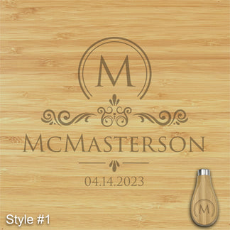 Custom Engraved Charcuterie Board and Tools - 13.5" x 13.5" – Hamilton Crafted, LLC